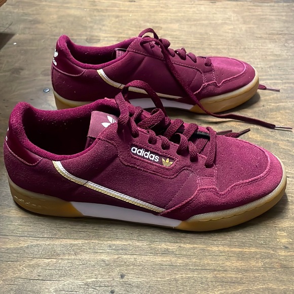adidas | Shoes | Adidas Maroon Sneakers | Poshmark
